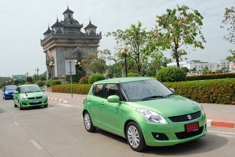 Suzuki Swift …Swifter Green ท่องโลกใบใหญ่ในลาว ด้วยใจรักสิ่งแวดล้อม ...